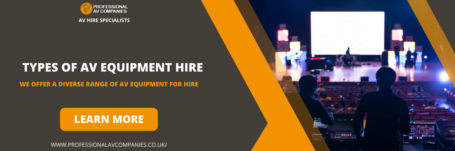 Professional AV Companies | Audio Visual Hire Company – Best ...